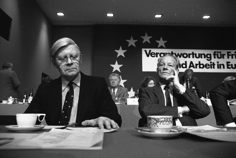 1983_Brandt_Schmidt_SPD-Parteitag_4404 - Willy Brandt Biografie